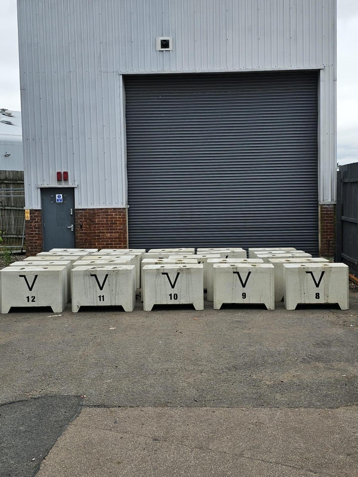 concrete blocks for ballast weights - Polysafe Barriers and Blocks Ltd